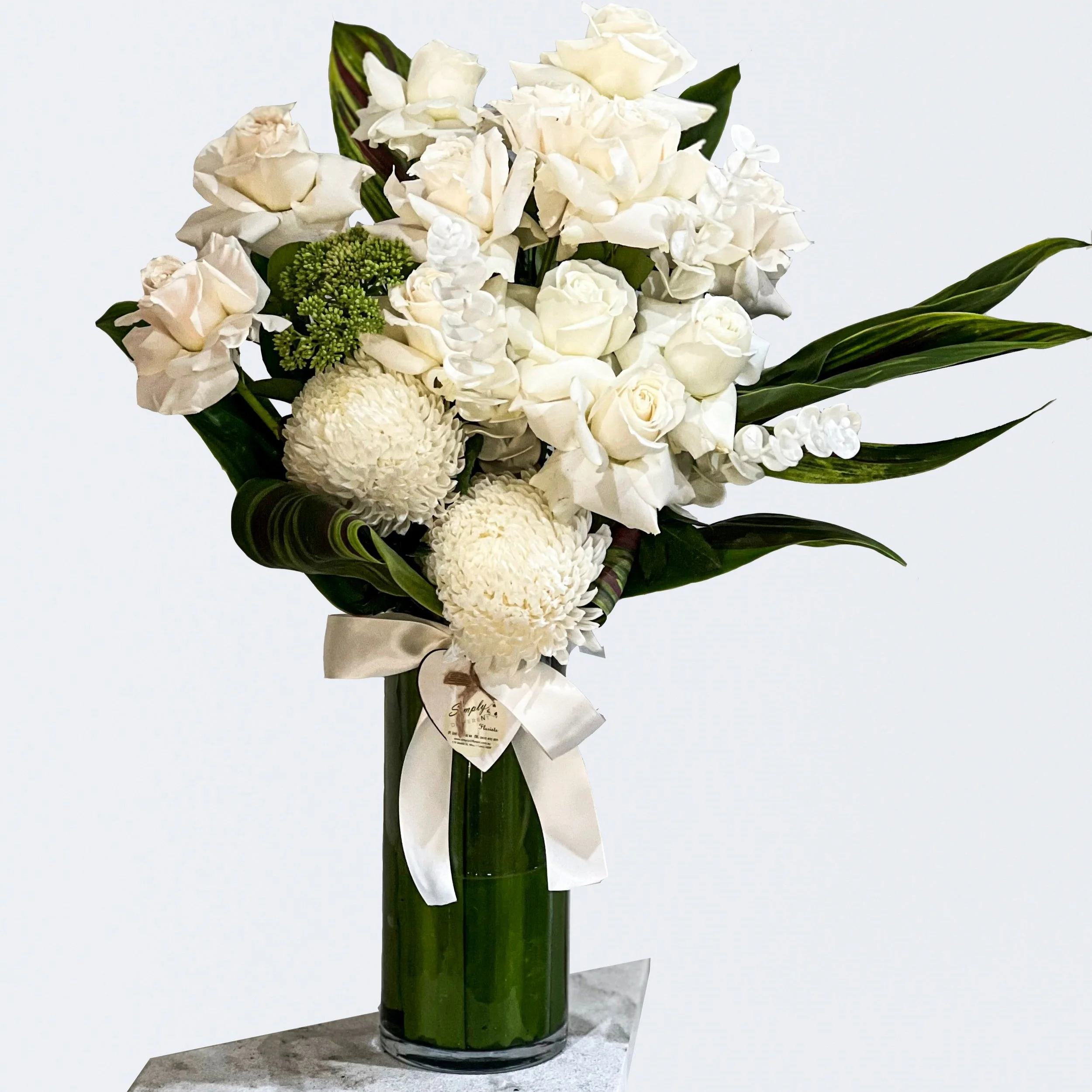 Columbian Roses in a Vase - Colours Available — Simply Different Florist
