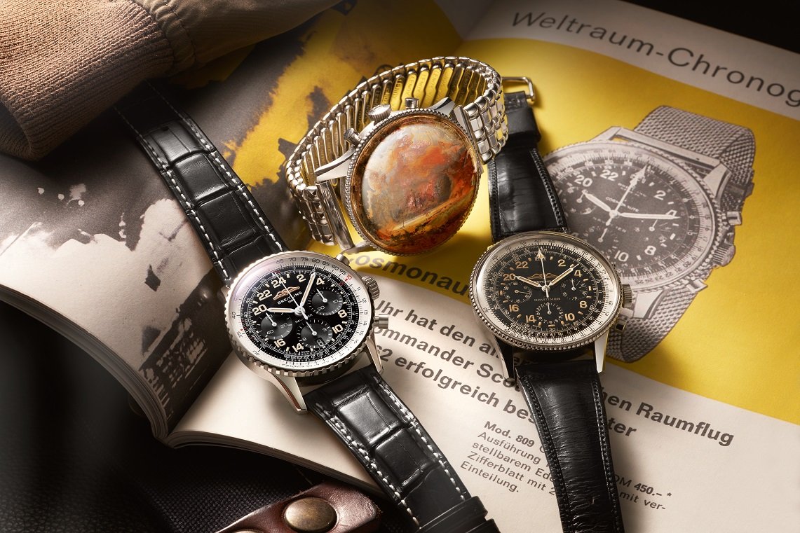 Breitling reveals the original “First Swiss Wristwatch in Space” at the ...