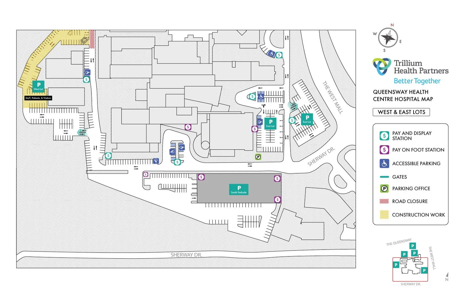 Trillium Health Partners - Queensway Health Centre parking — Find ...
