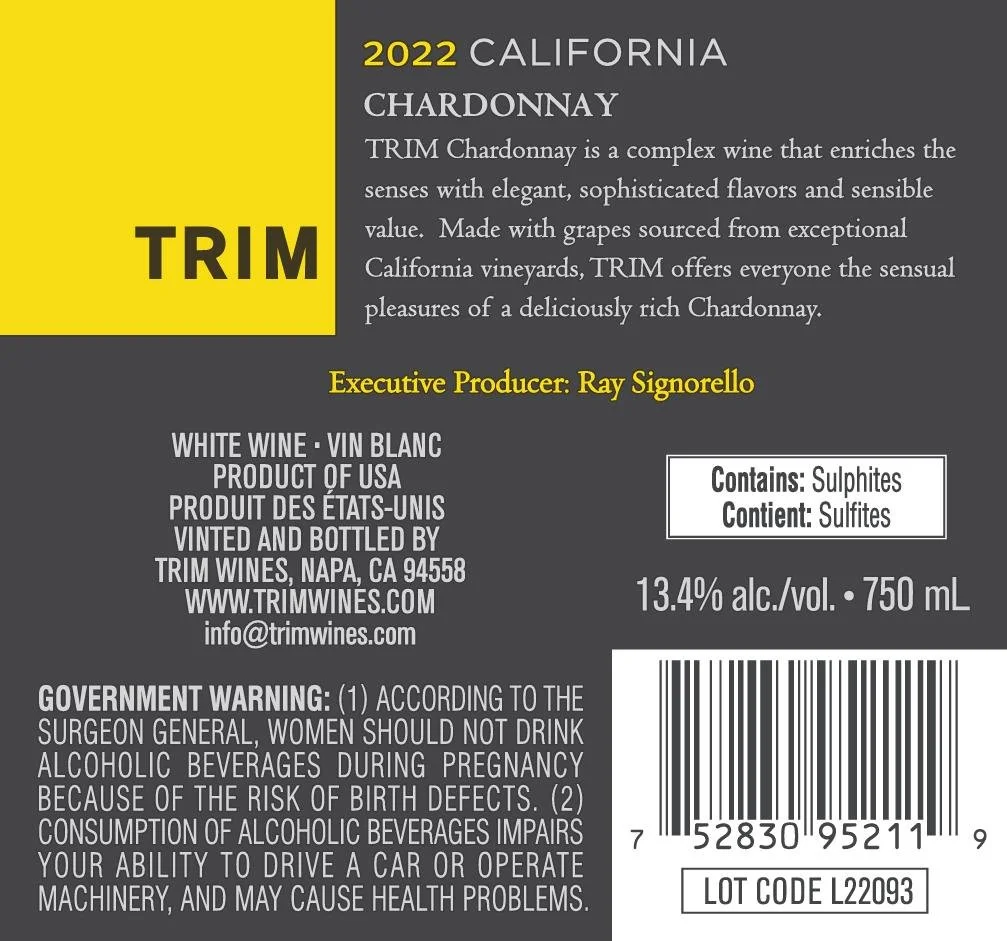 Our Wines — TRIM WINES