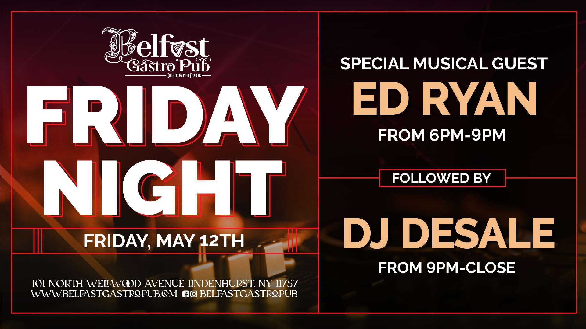 Events — Belfast Gastropub