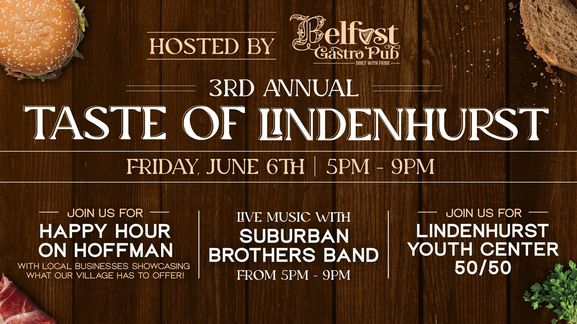 3rd Annual Taste of Lindenhurst — Belfast Gastropub