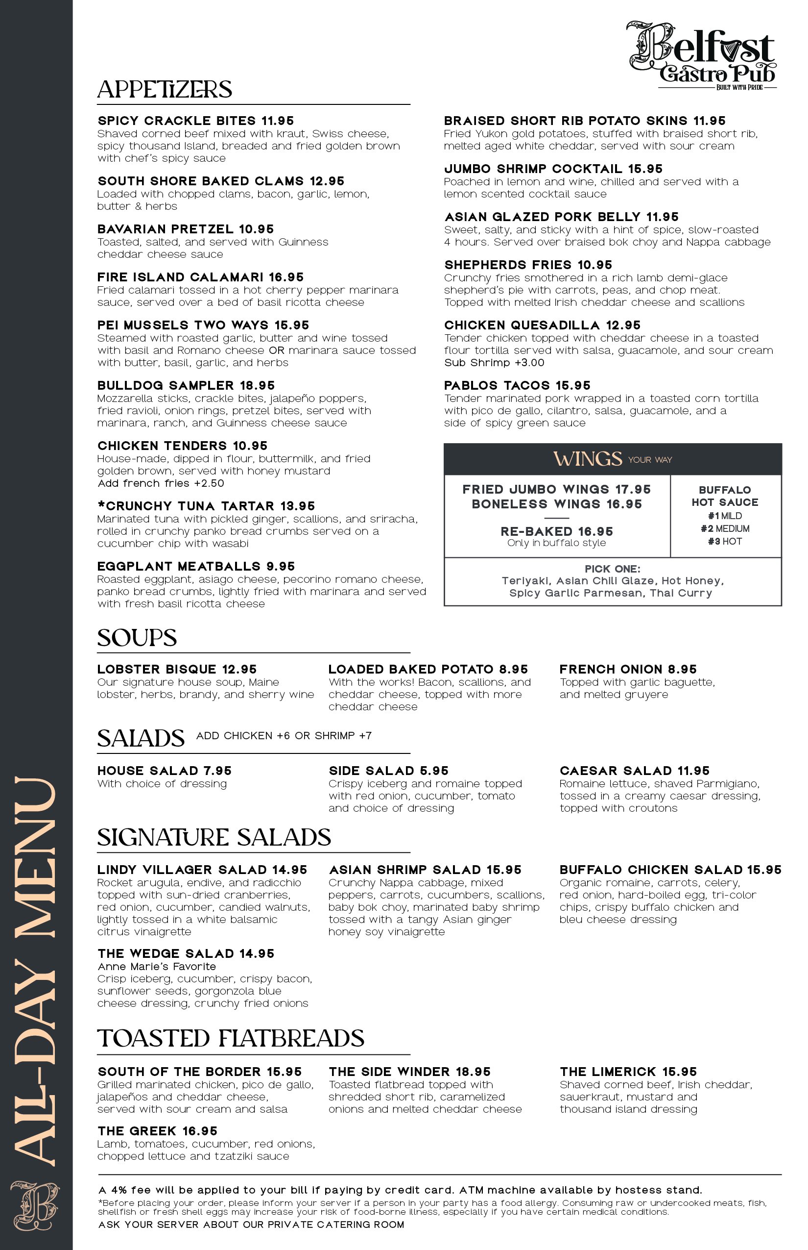 All-Day Menu QR — Belfast Gastropub