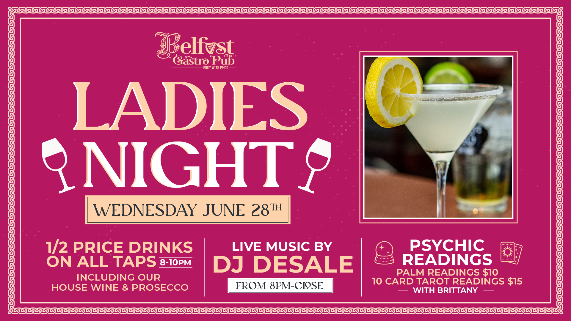 Ladies Night — Belfast Gastropub