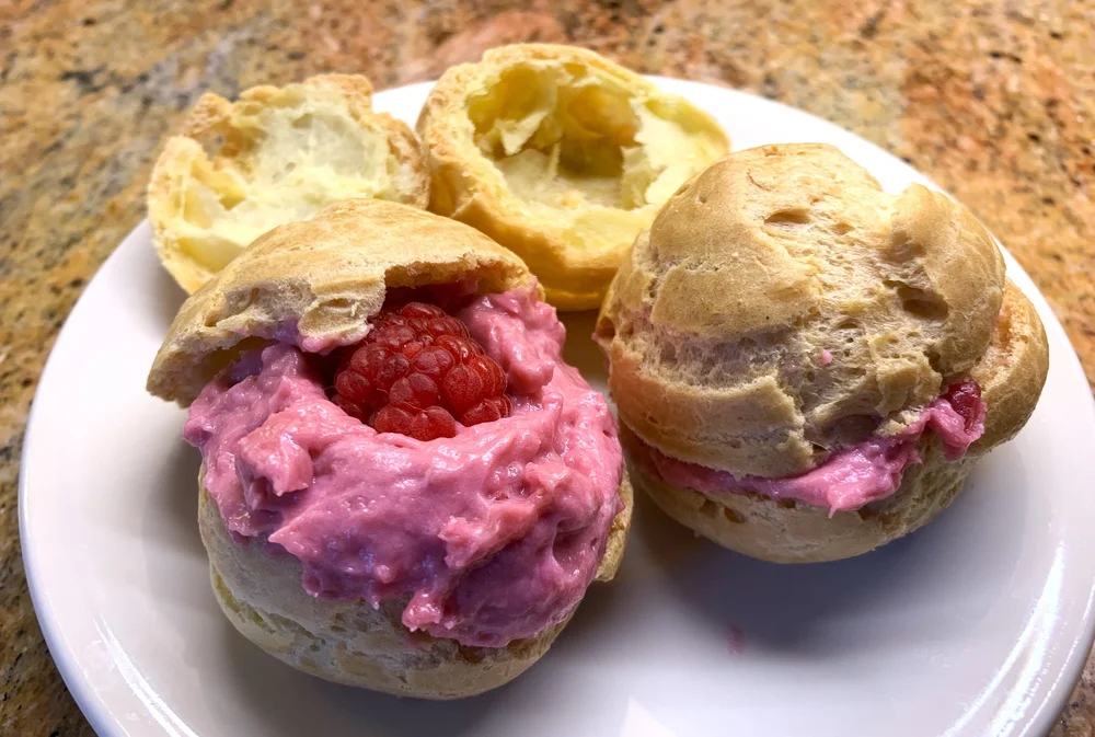 Raspberry Lemon Cream Puffs — Persnickety Panhandler
