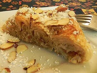 Tunisian Almond Filo Snake — Persnickety Panhandler