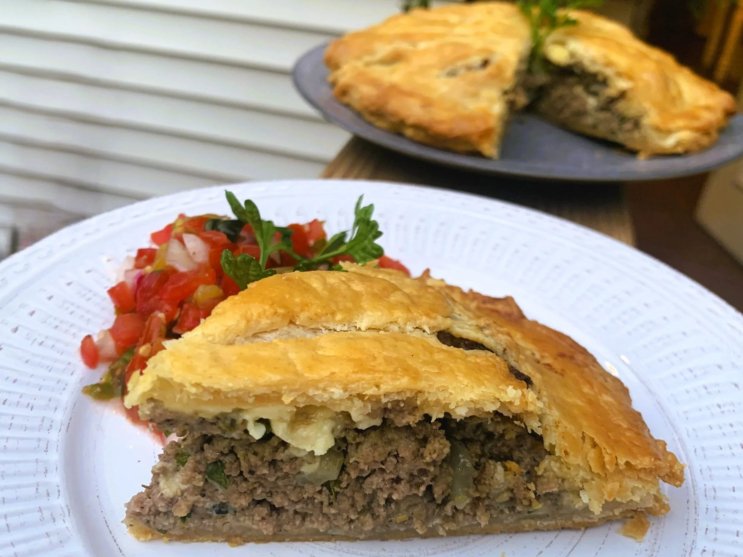 French Puff Pastry Tart/ Pithivier — Persnickety Panhandler