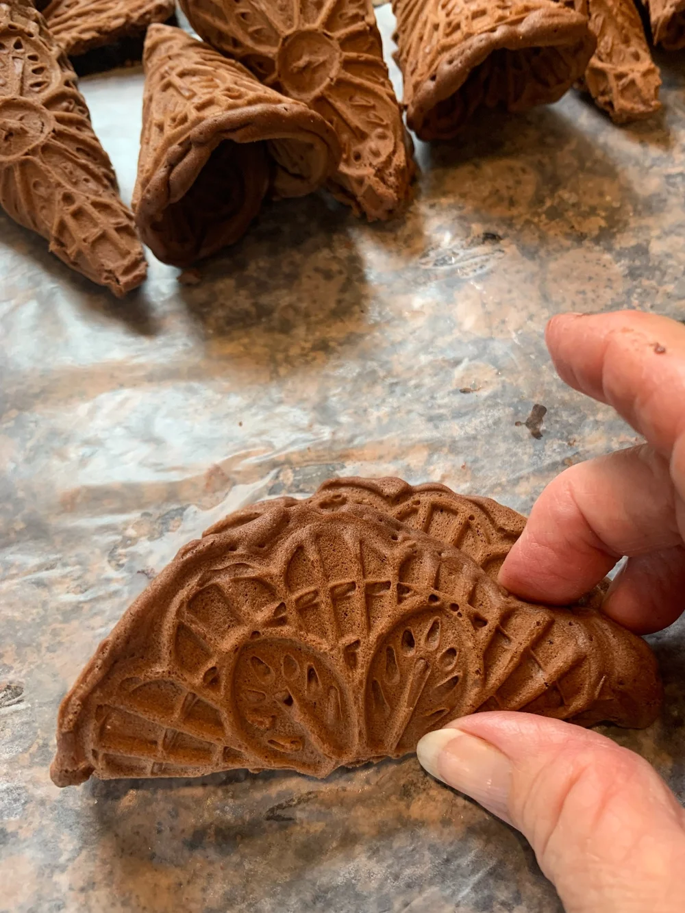 Chocolate Mousse Cones — Persnickety Panhandler