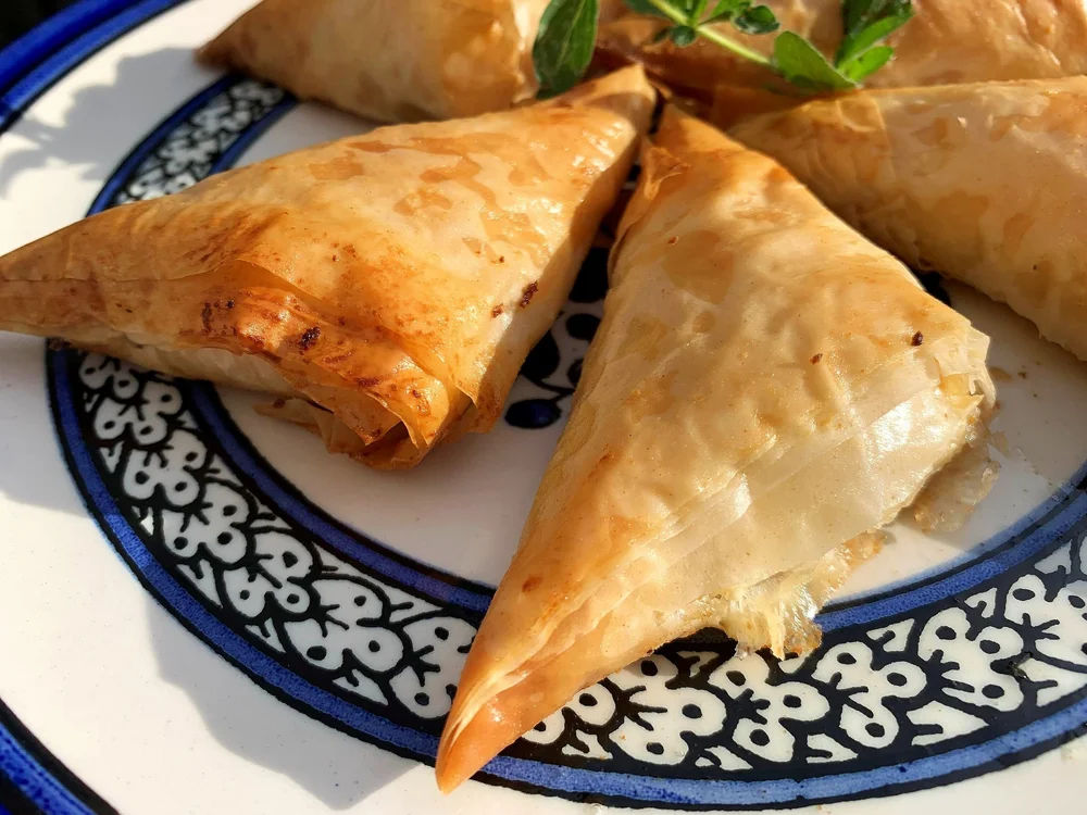 Tiropitakia - Filo Cheese Triangles — Persnickety Panhandler