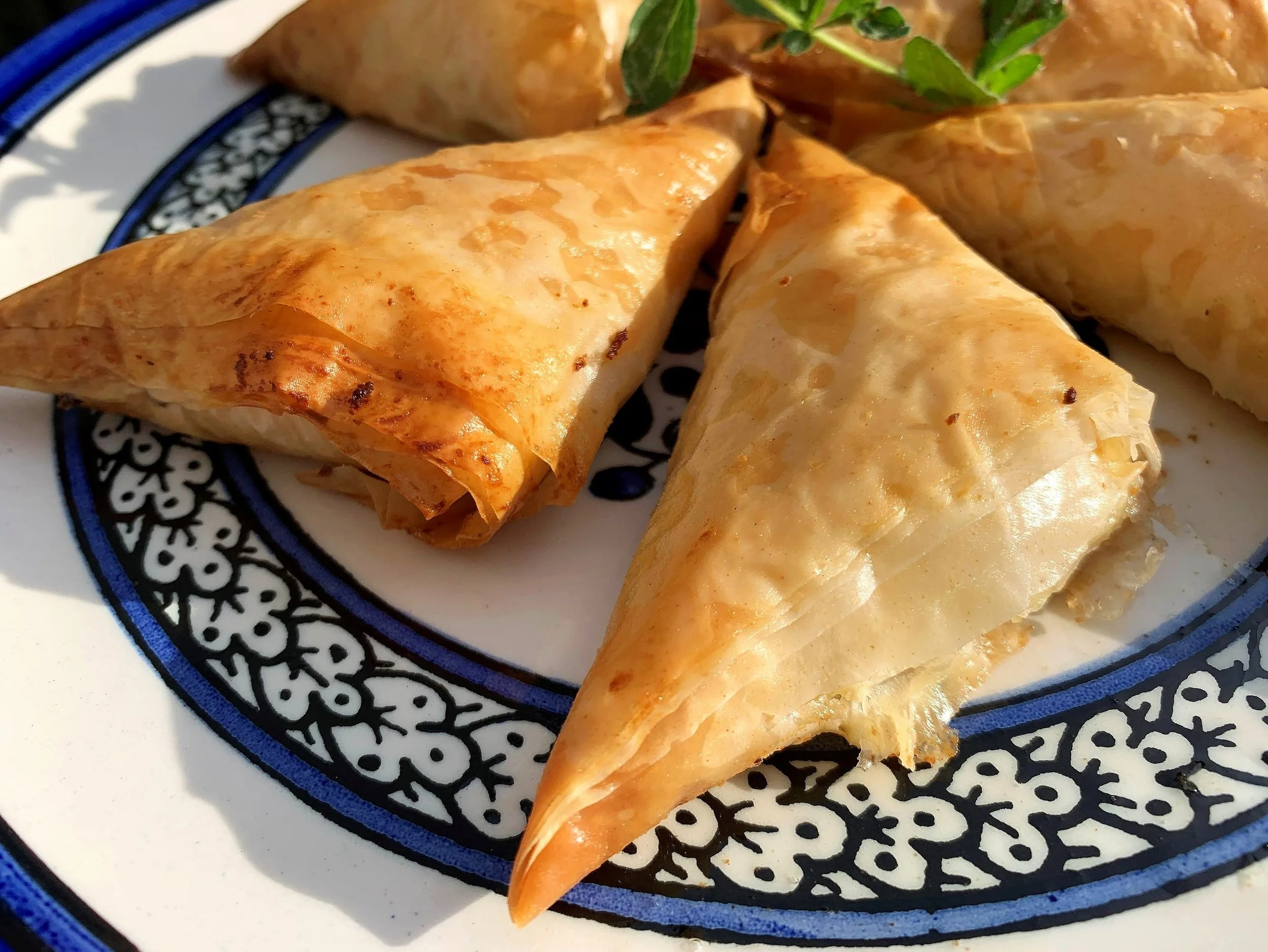 Tiropitakia - Filo Cheese Triangles — Persnickety Panhandler