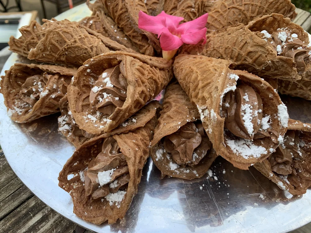 Chocolate Mousse Cones — Persnickety Panhandler