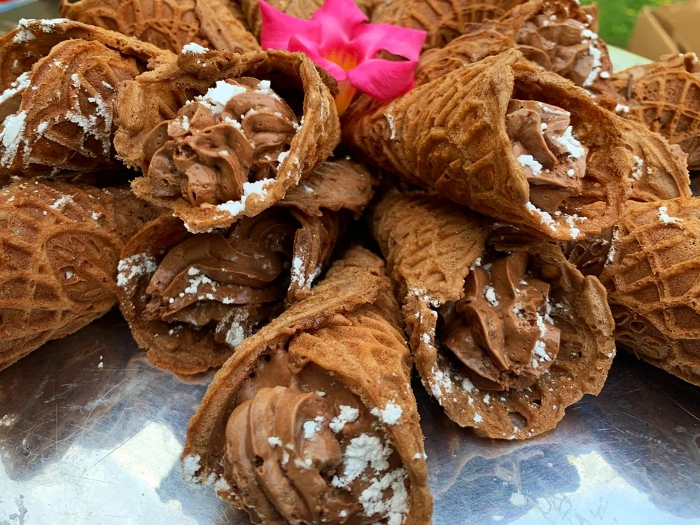 Chocolate Mousse Cones — Persnickety Panhandler