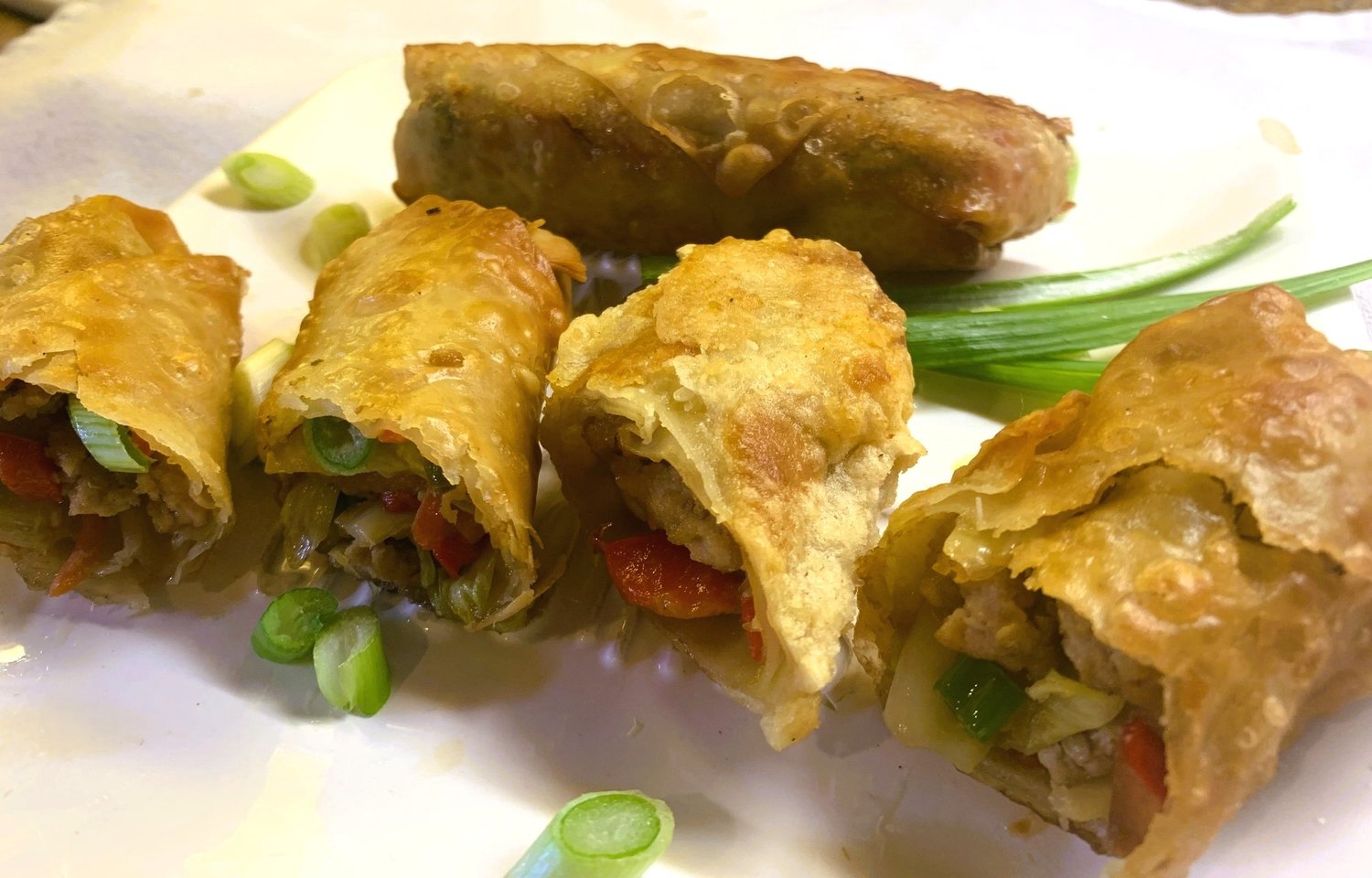 Sesame Battered Egg Rolls — Persnickety Panhandler