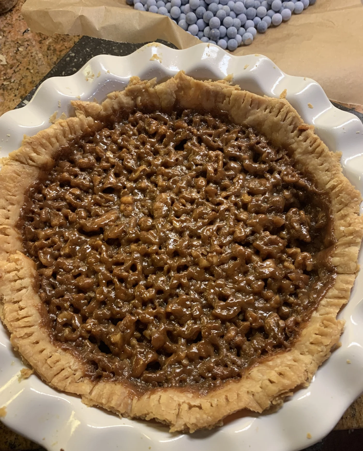 Walnut Caramel Torte with Chocolate Ganache — Persnickety Panhandler