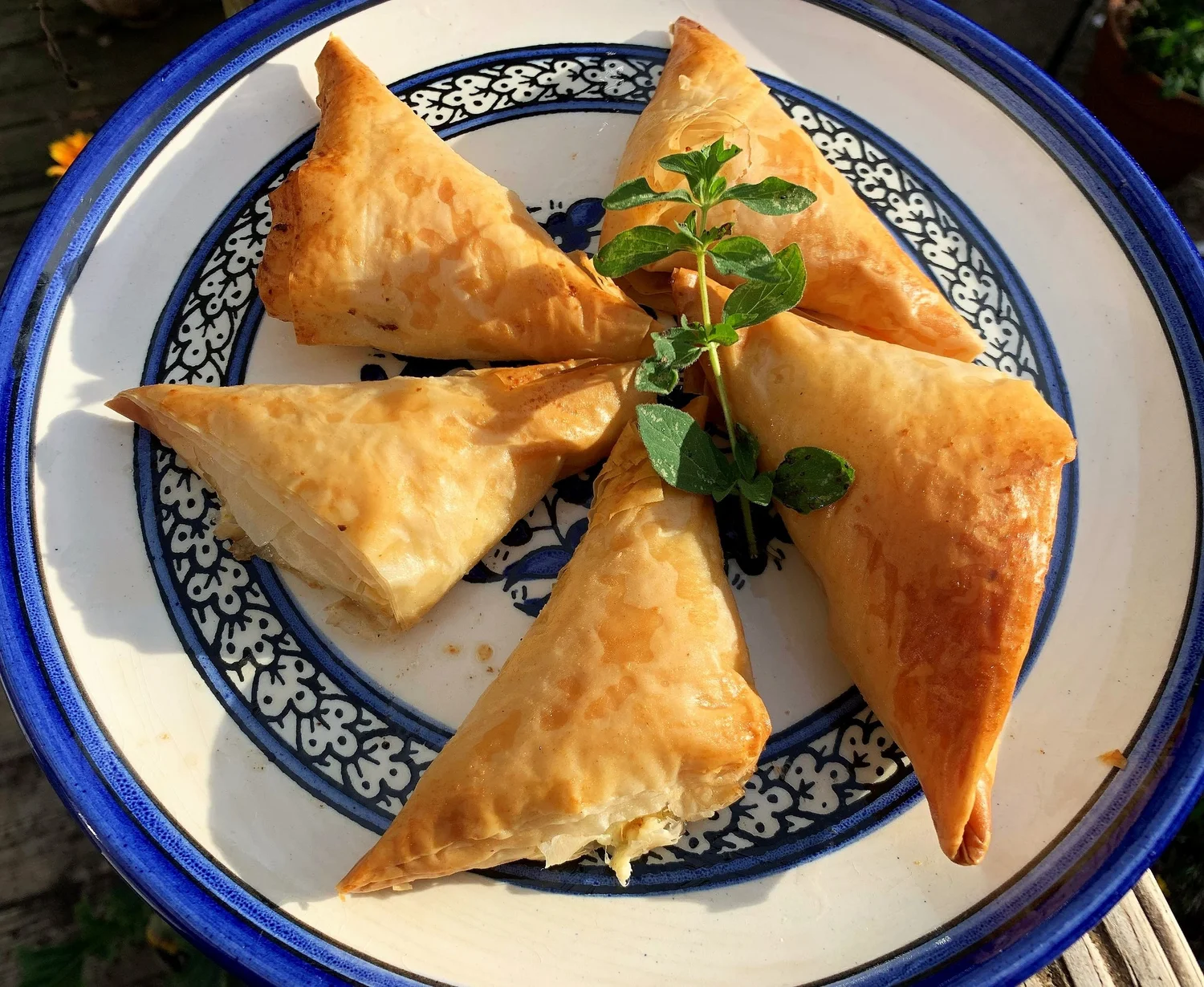 Tiropitakia - Filo Cheese Triangles — Persnickety Panhandler