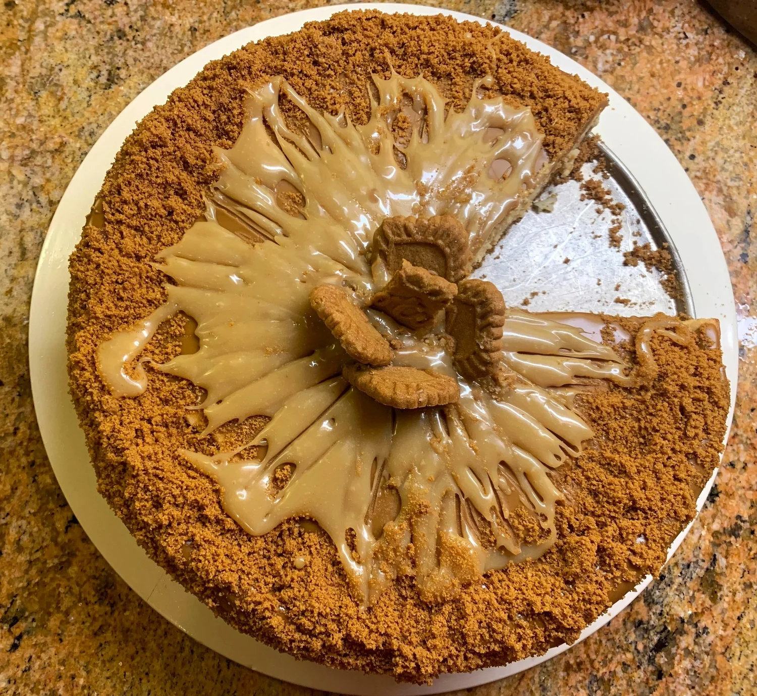 Biscoff Caramel Cheesecake — Persnickety Panhandler