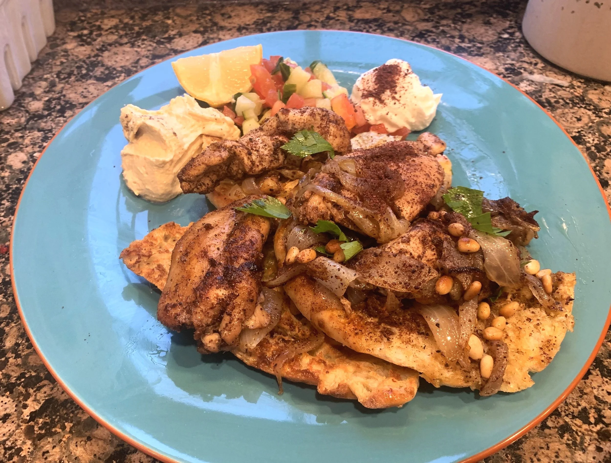 Palestinian Chicken and Onions (Musakhan) — Persnickety Panhandler