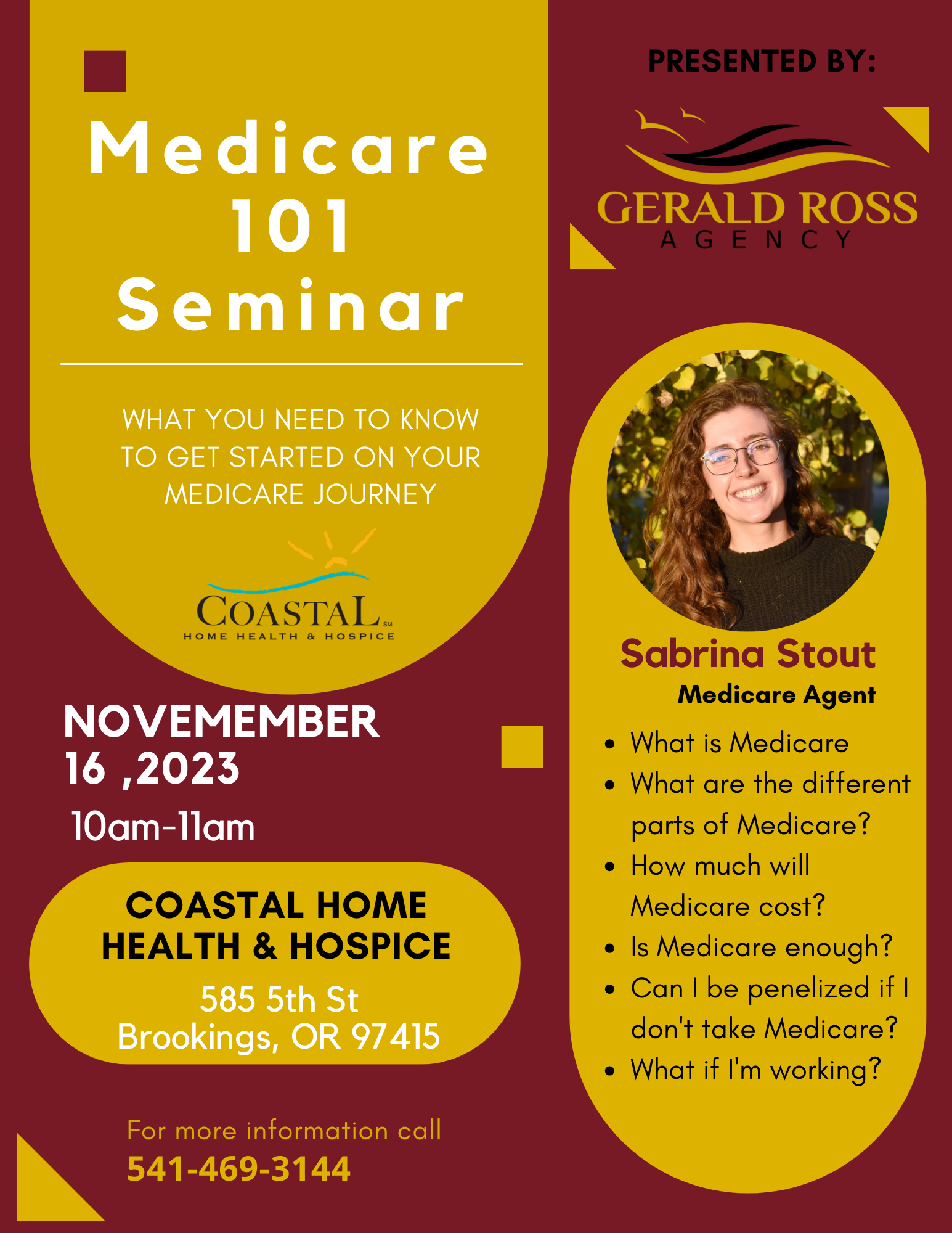 Community Education Scheduling — Coastal Home Health & Hospice
