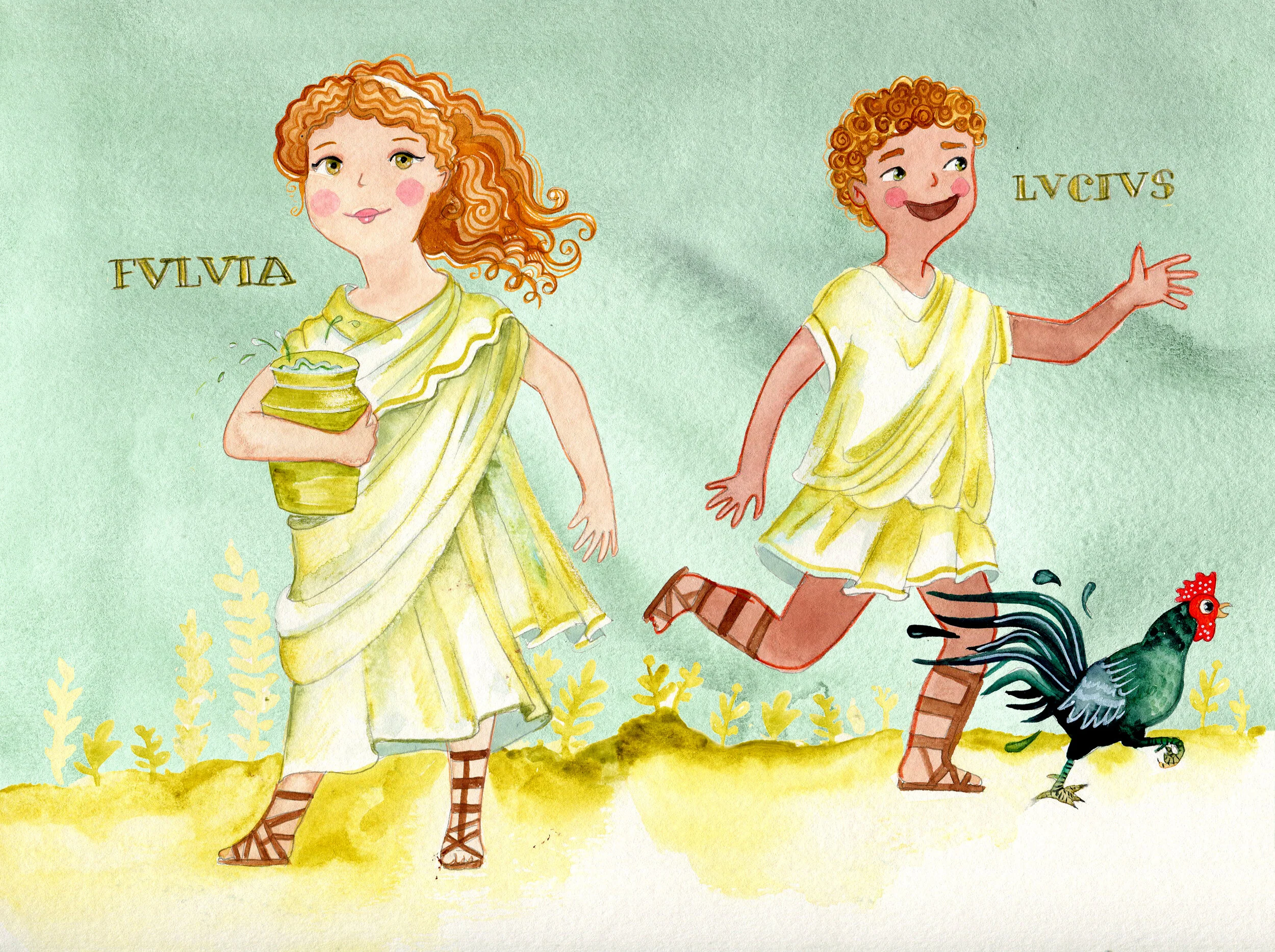 Flora Botanical Floral illustration — Ana Loves Color