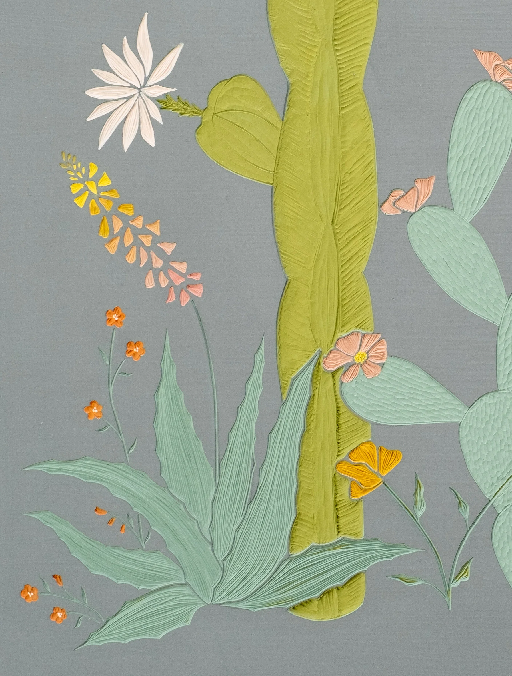 Blooming Cholla Cactus Artwork — BRIT HANSEN