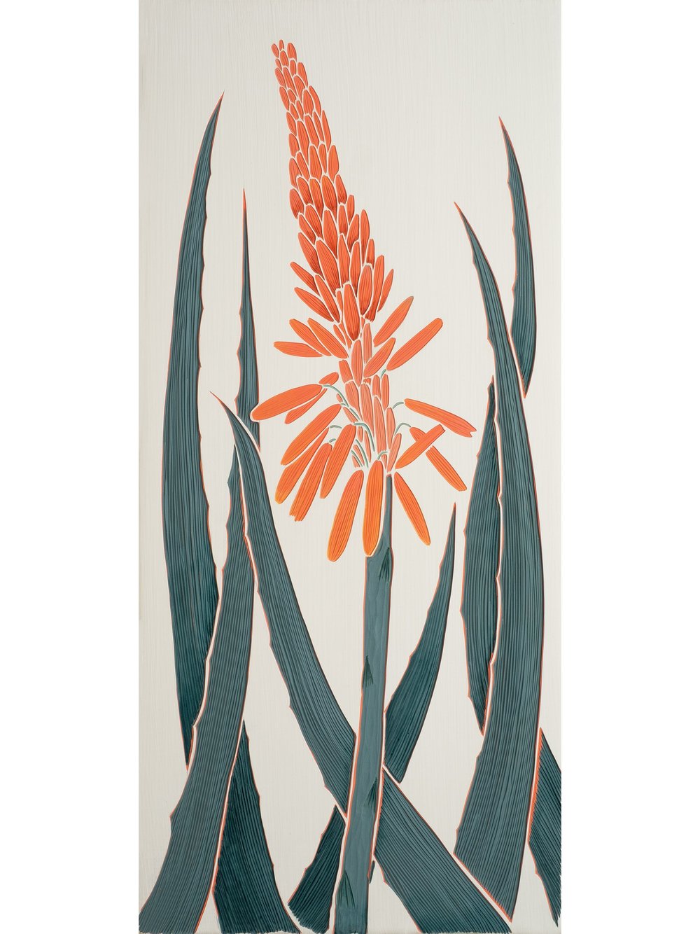 Terra Cotta and Green Agave Canvas Print — BRIT HANSEN