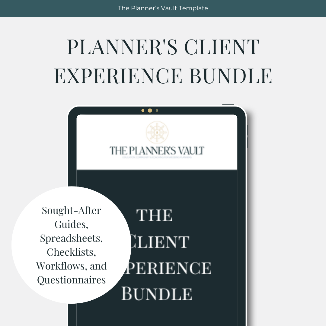Planner's Client Experience Bundle | The Planner's Vault