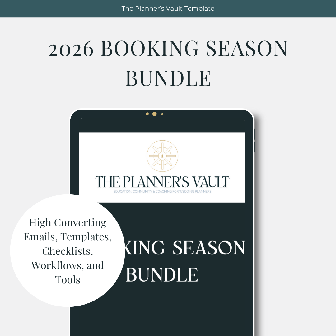 Booking Season Bundle | The Planner's Vault