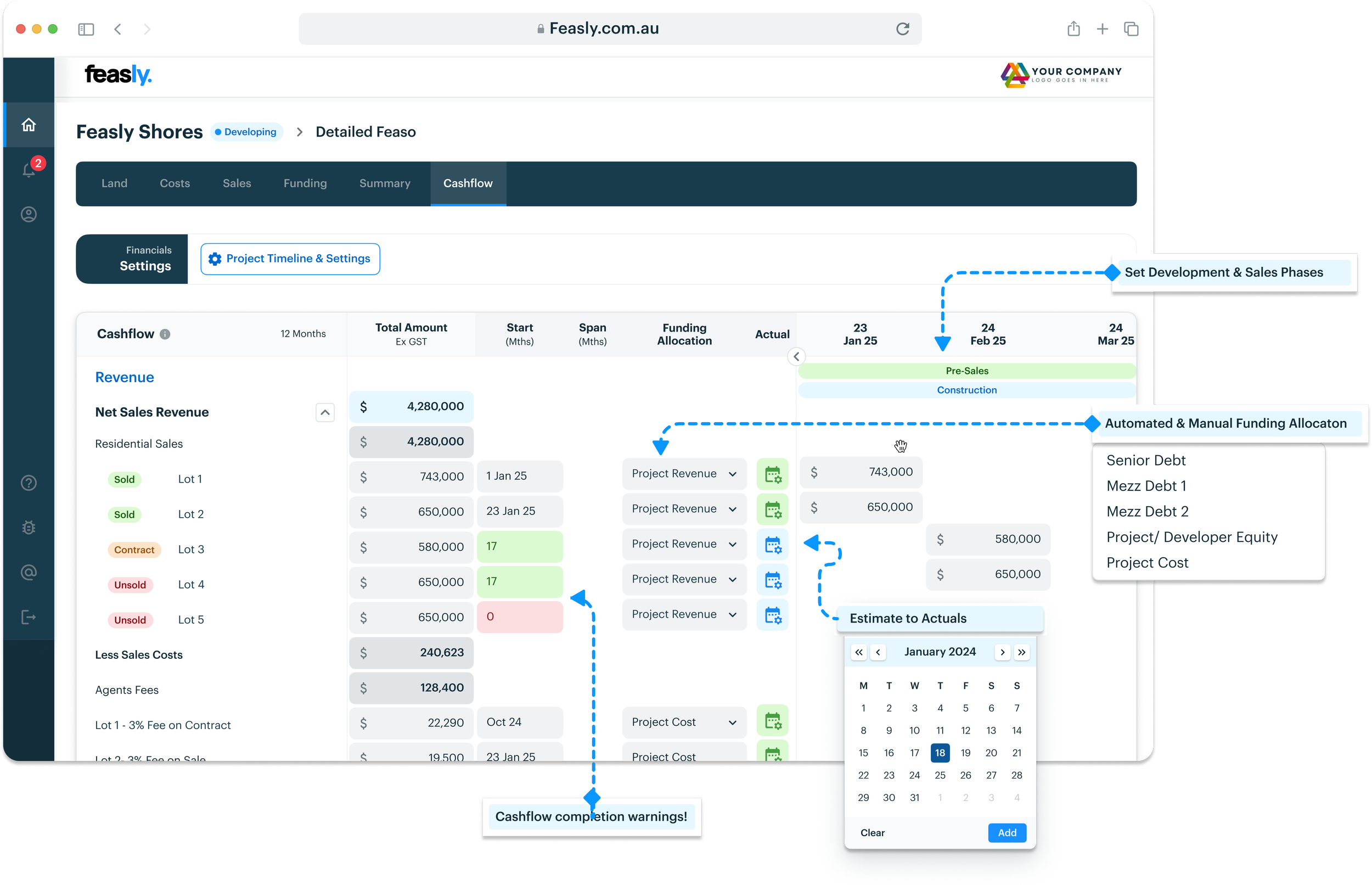 Feasly: Property Development Feasibility Software for Australian Developers