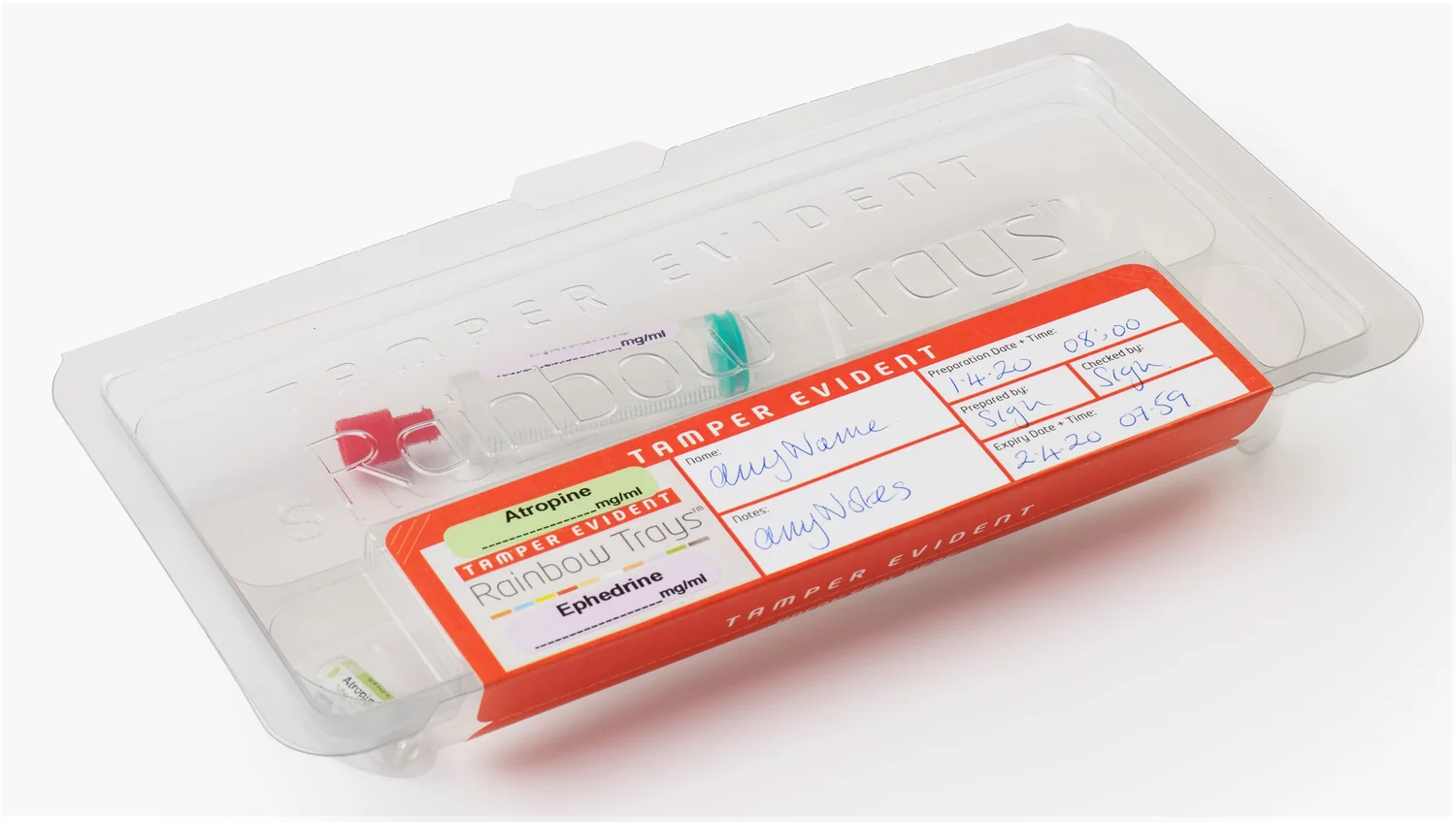 Tamper Evident — Rainbow Trays
