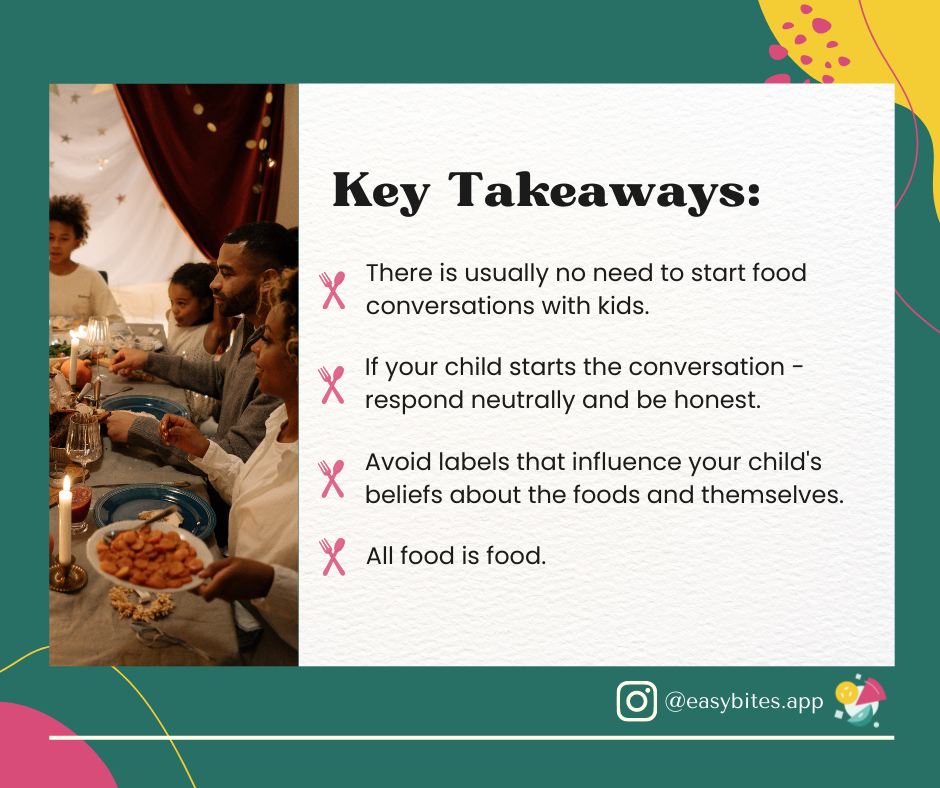 How to Talk About Food with Children? — Easy Bites