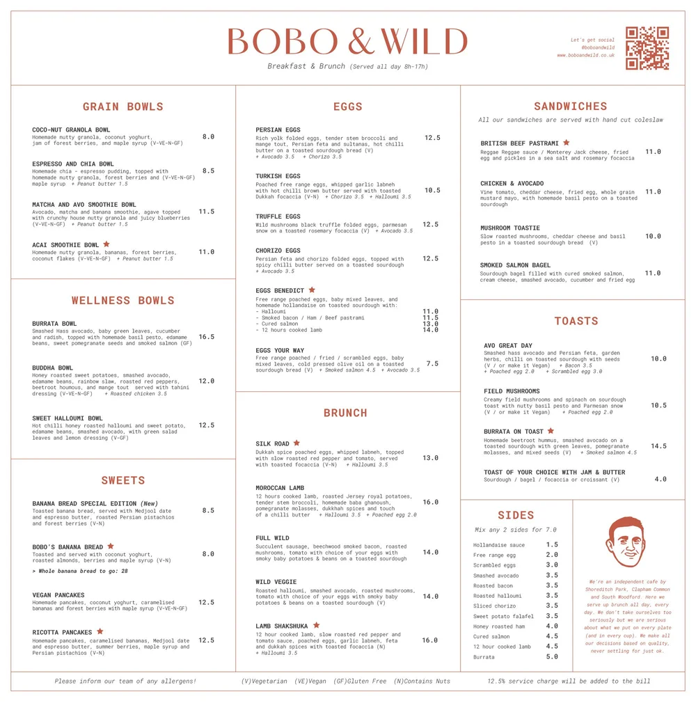 Food — Bobo & Wild