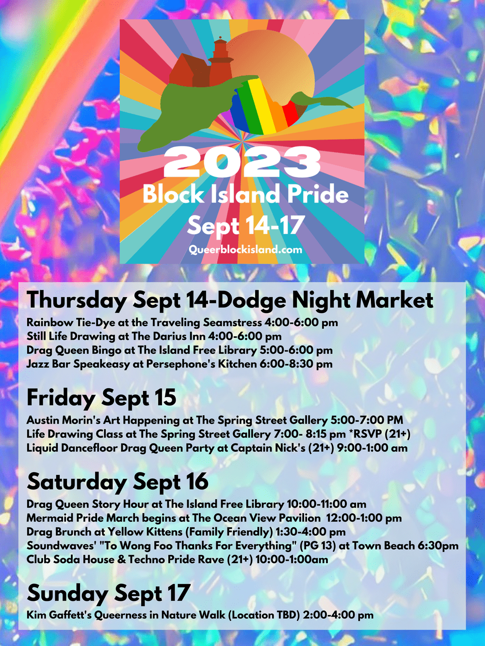 Pride 2023 — Queer Block Island