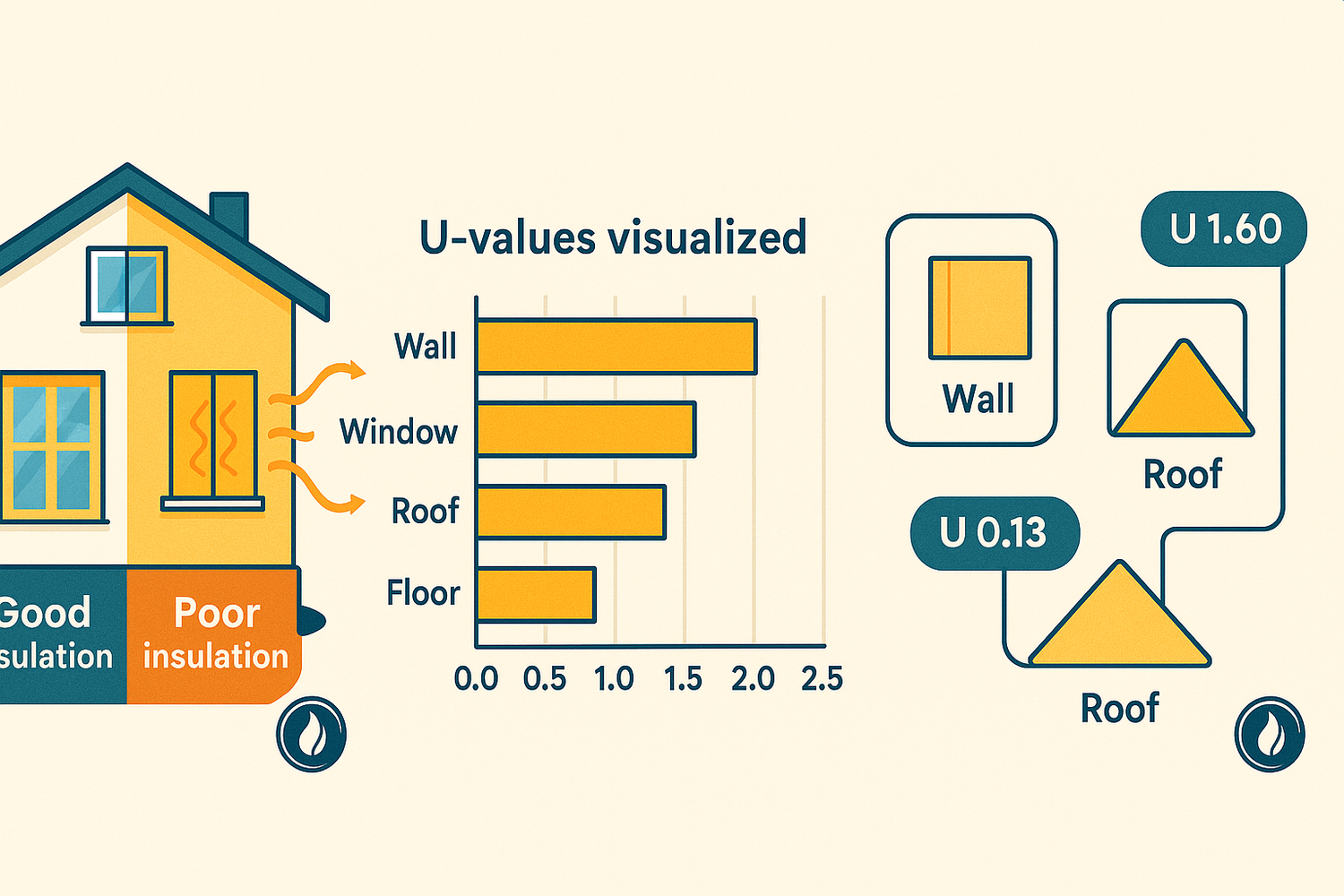 Surface Areas & U-Values Explained — Green Gas & Energy
