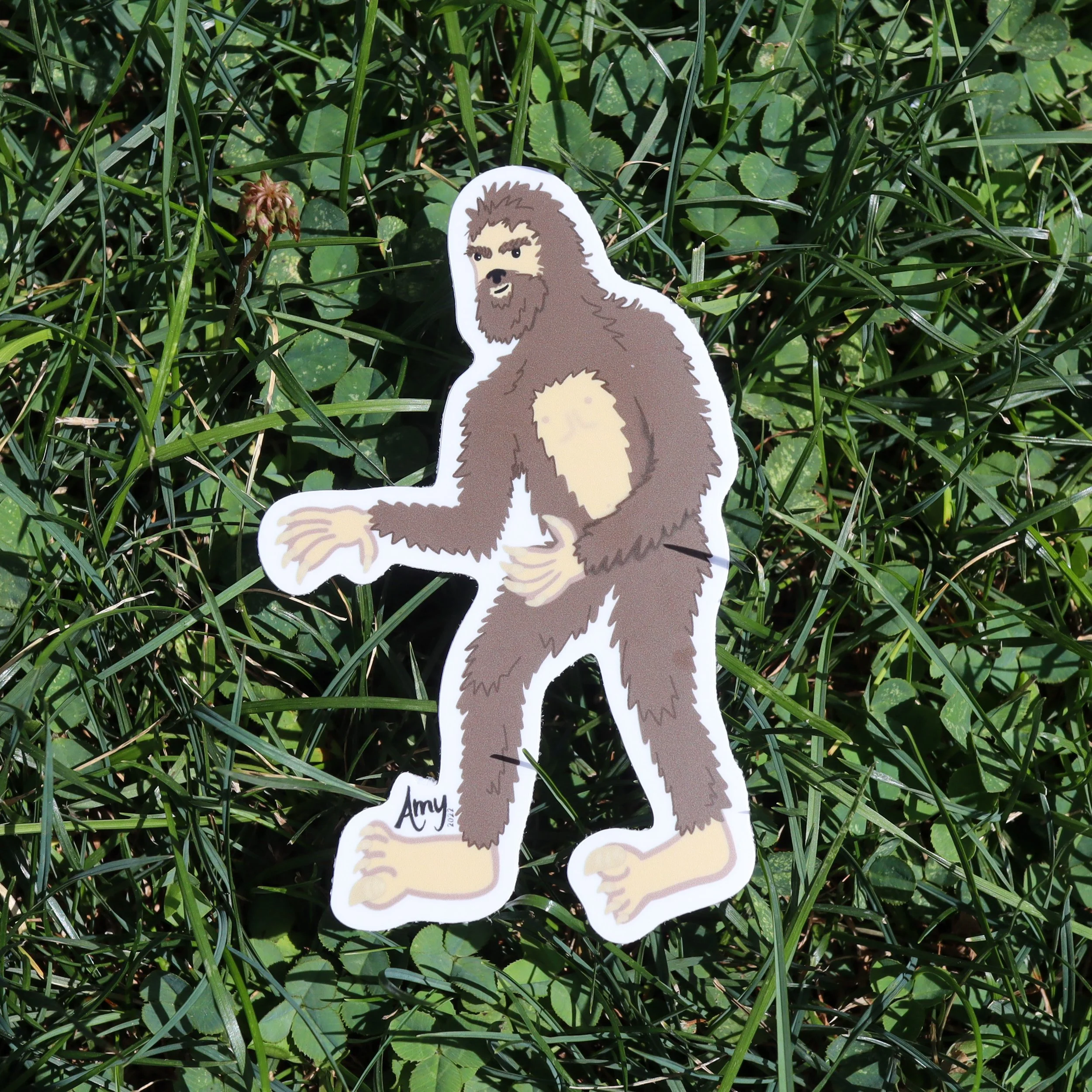 Sasquatch Bigfoot Sticker — Sisters’ Sunflowers