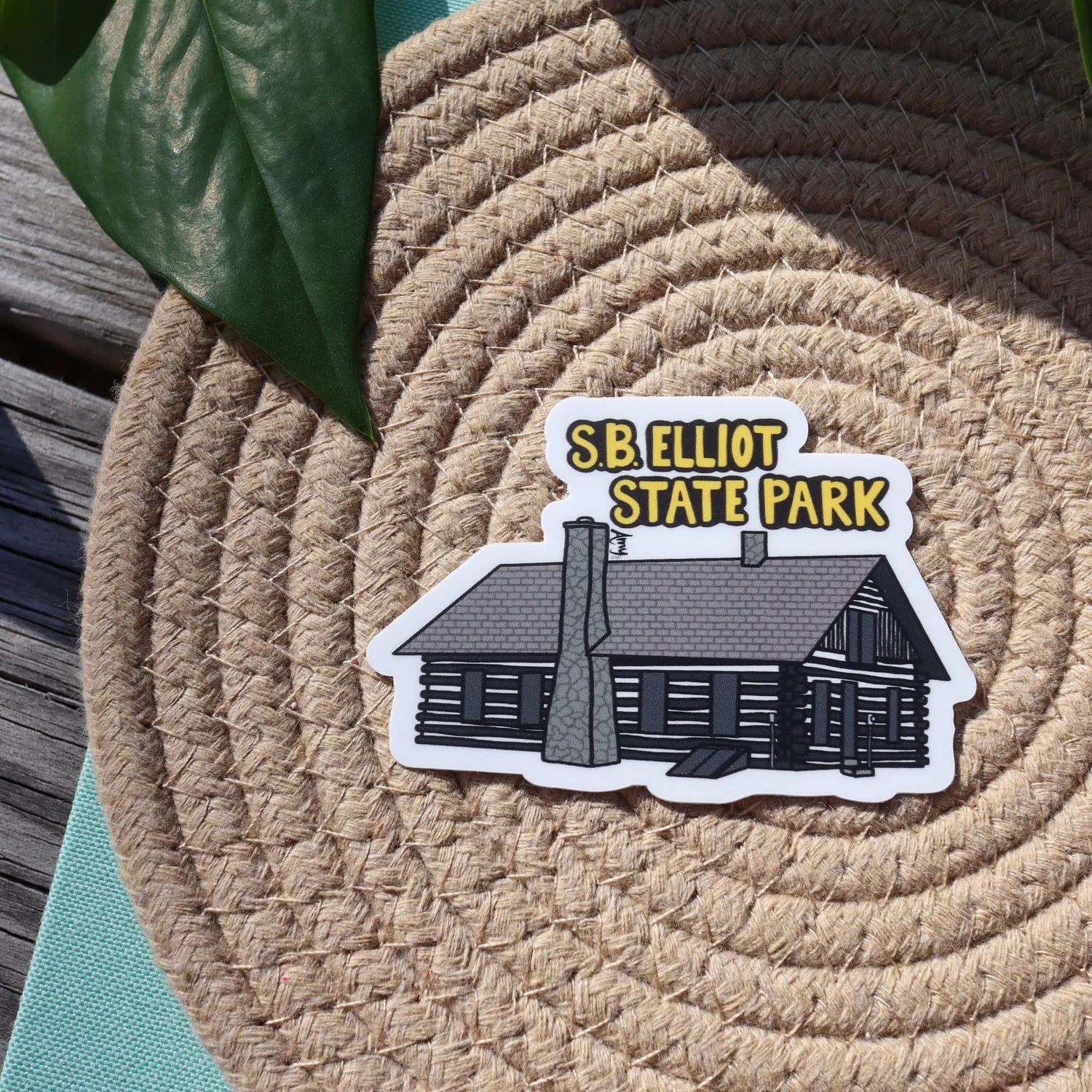 Fall Tent Sticker — Sisters’ Sunflowers