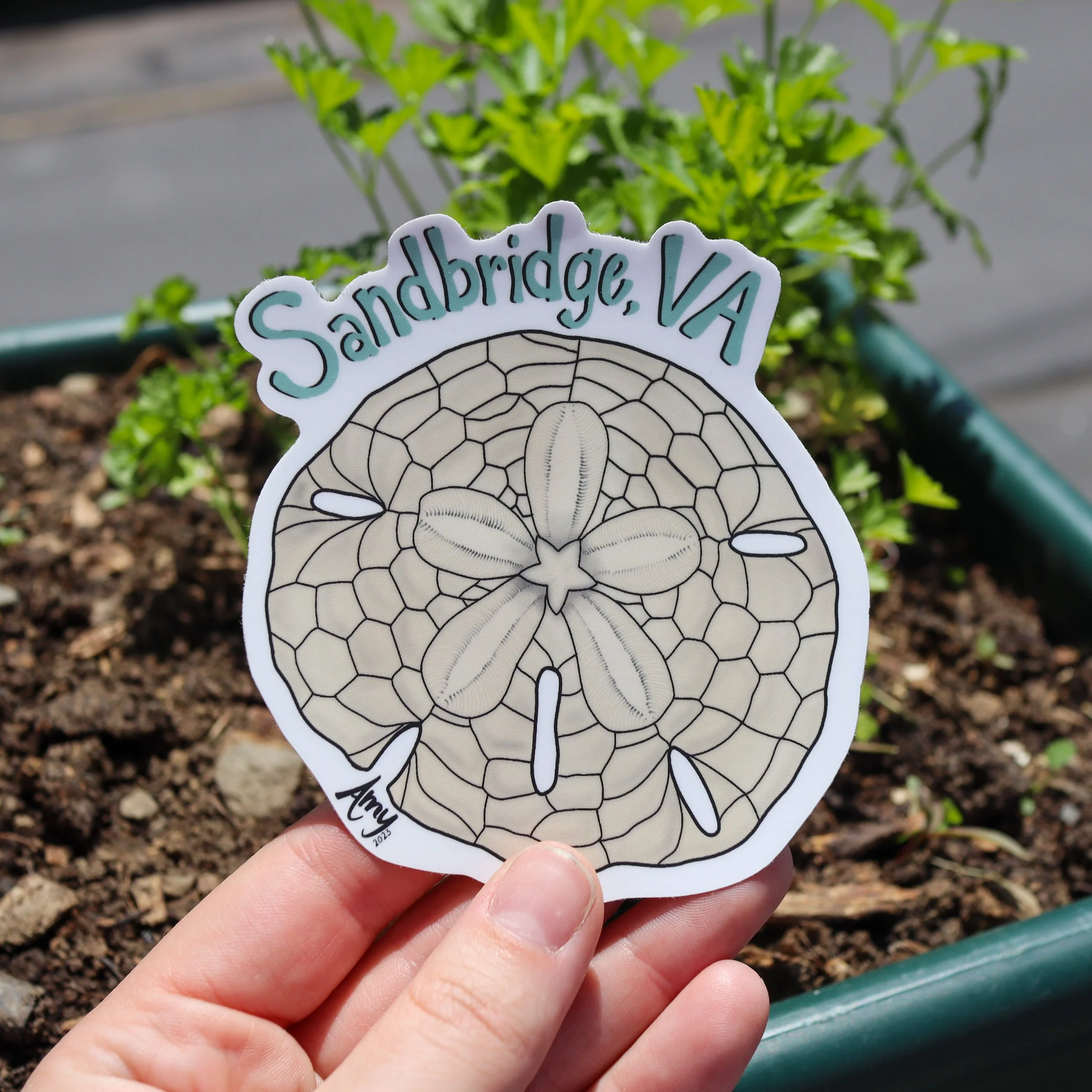 Brooke Trout Sticker — Sisters’ Sunflowers