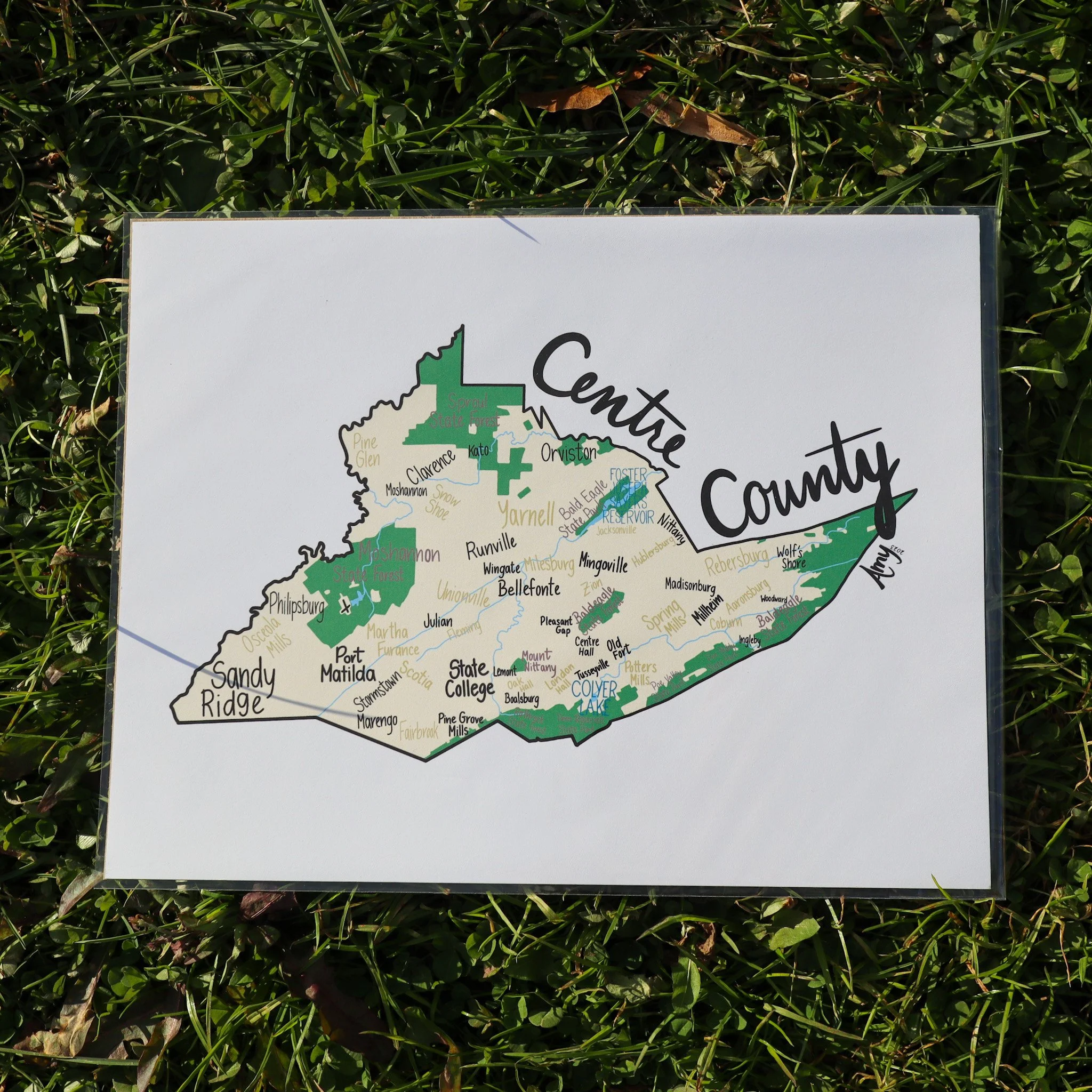 Pennsylvania 2.0 Sticker — Sisters’ Sunflowers