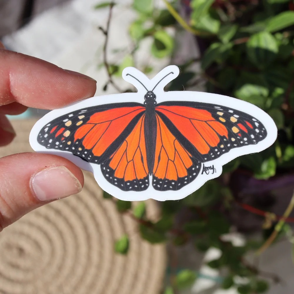 White-Tailed Deer Sticker — Sisters’ Sunflowers
