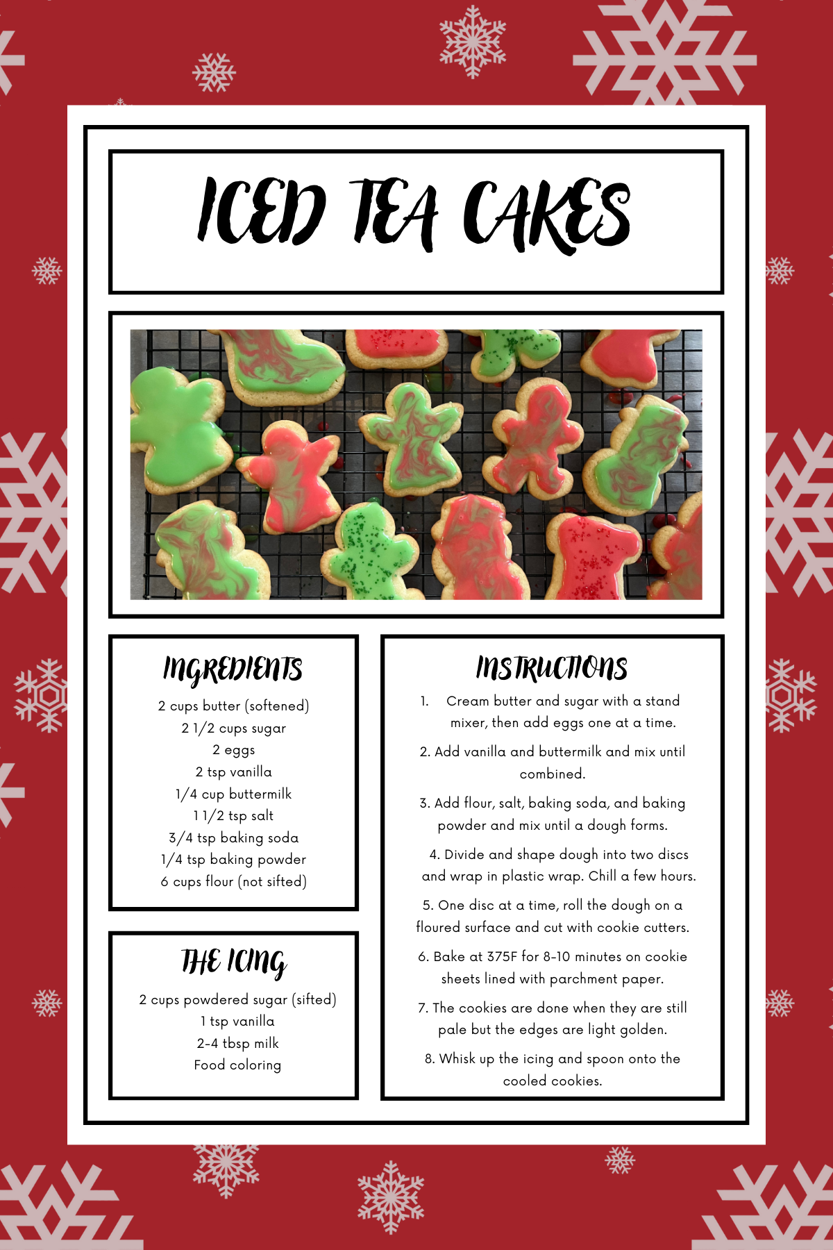 Iced Tea Cakes: My Favorite Christmas Cookies — Ashlyn Carmichael