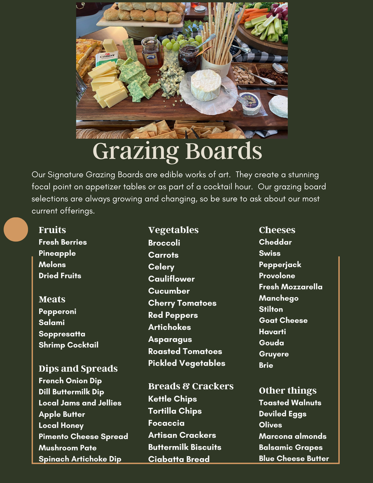 Catering — Fish Hawk Acres