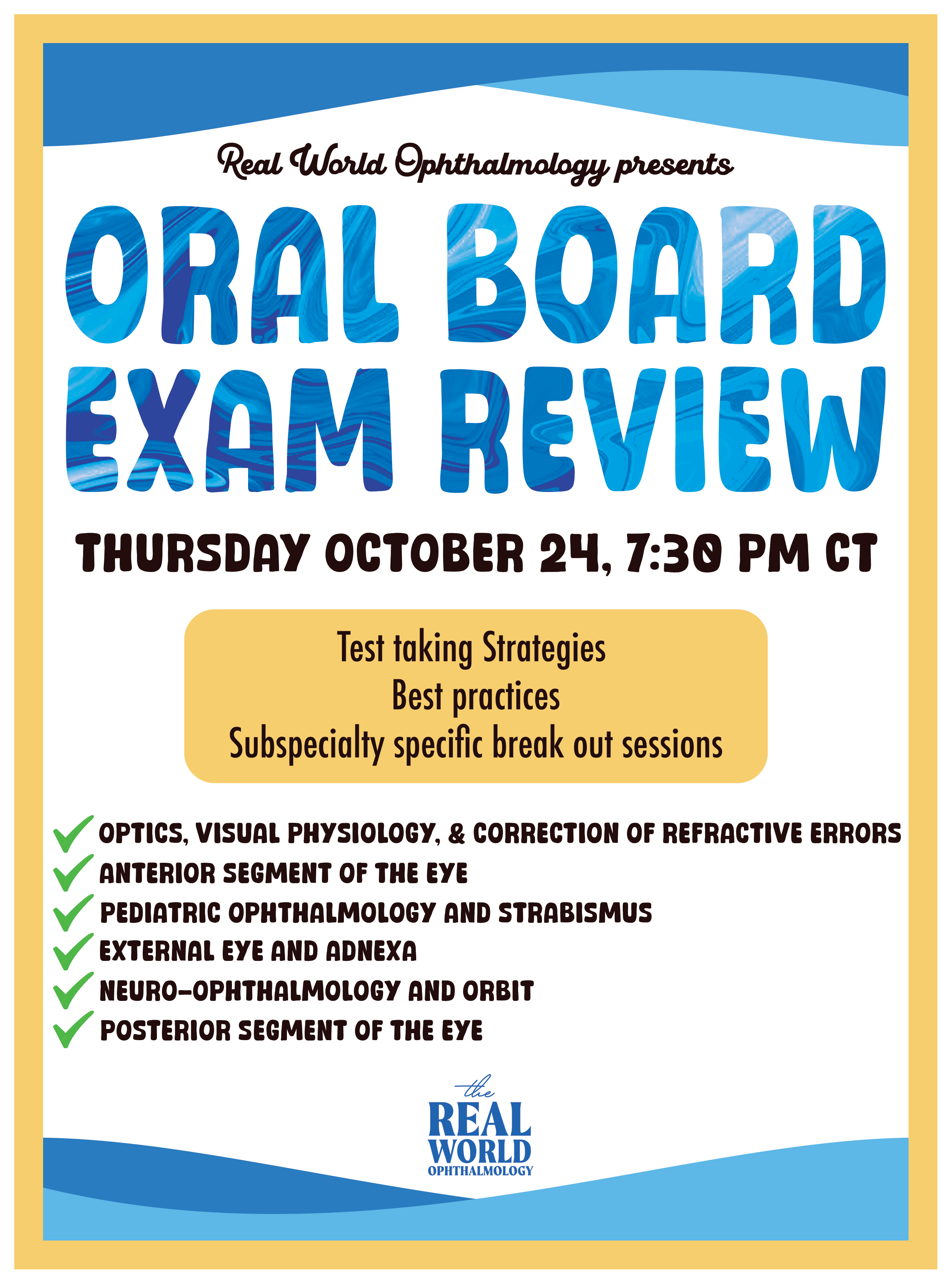 Registration — Real World Ophthalmology