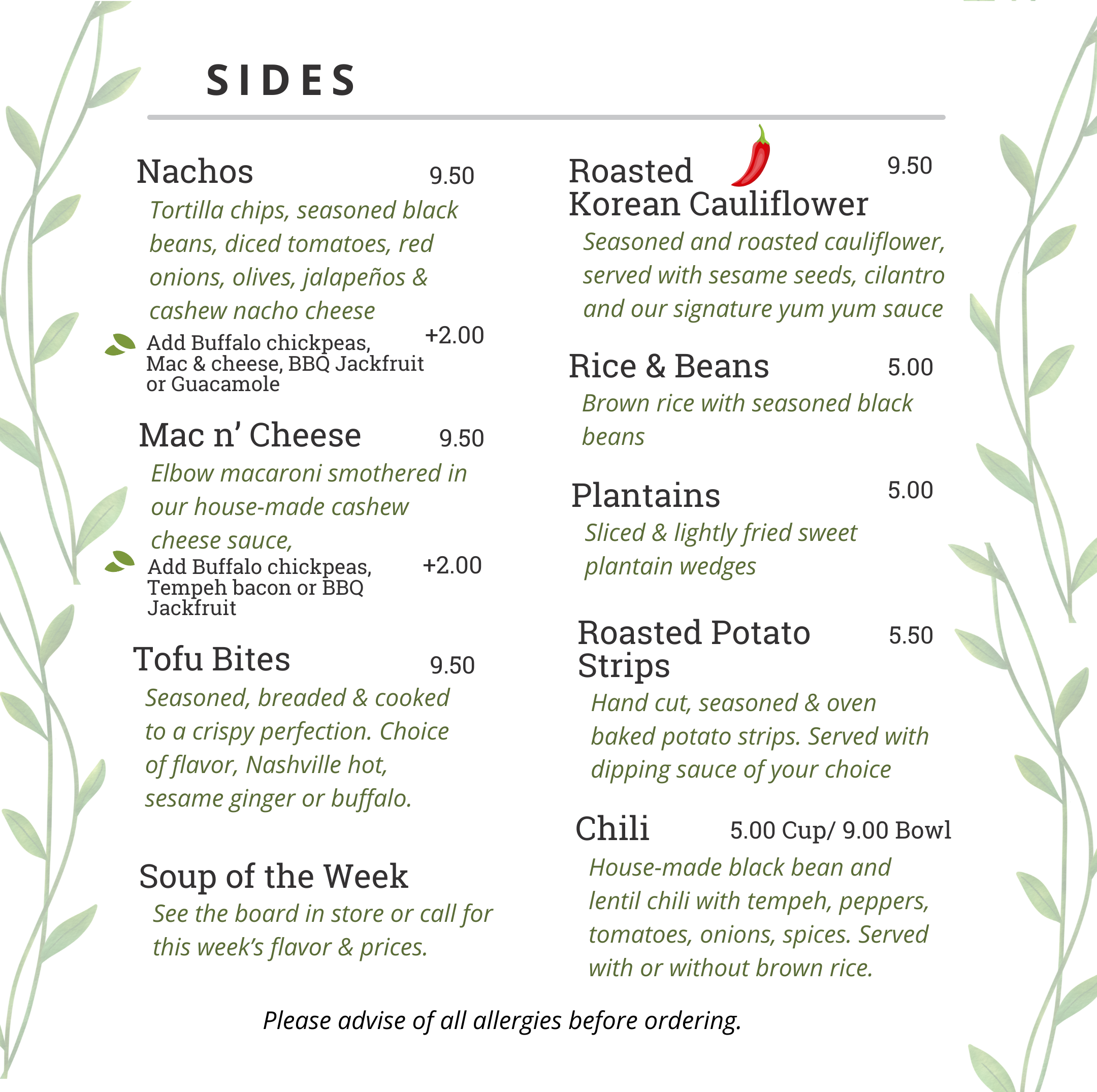 Vegan food near me check out our menu — Green Street Eatery