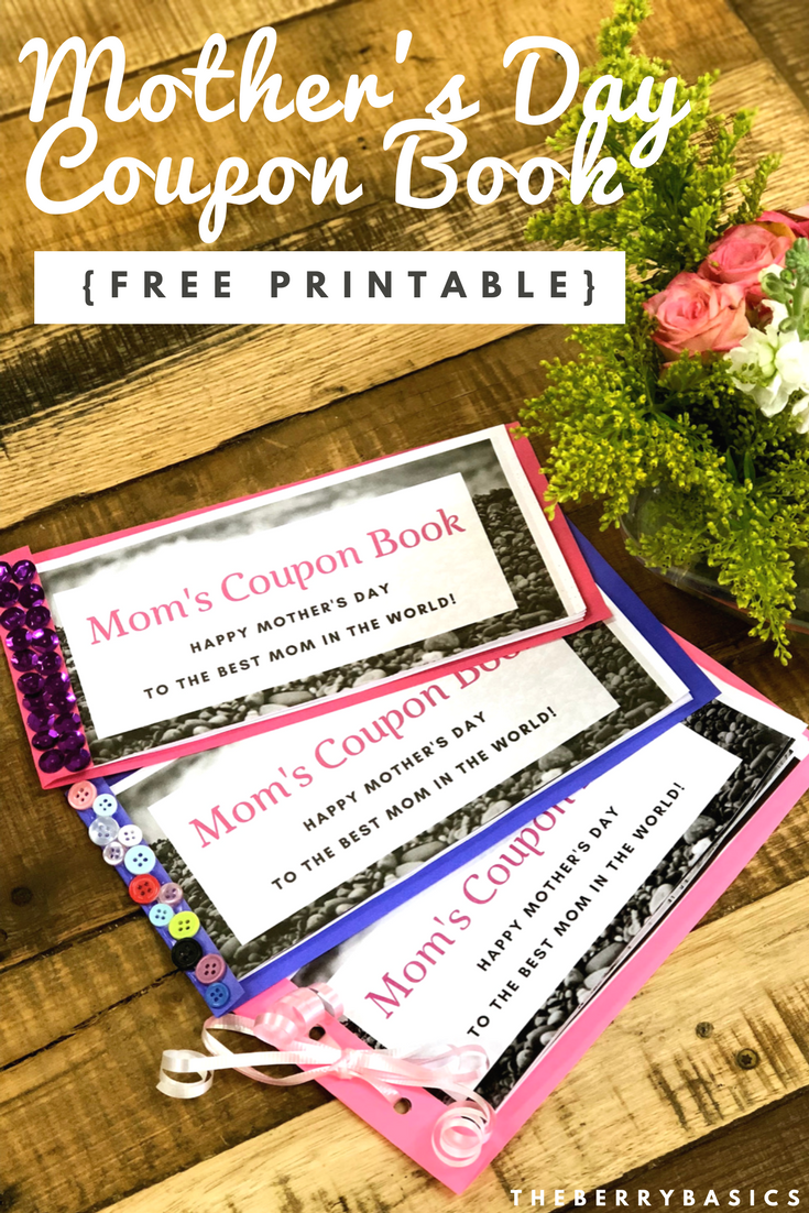 Free Printable Mother's Day Coupon Book — The Berry Basics