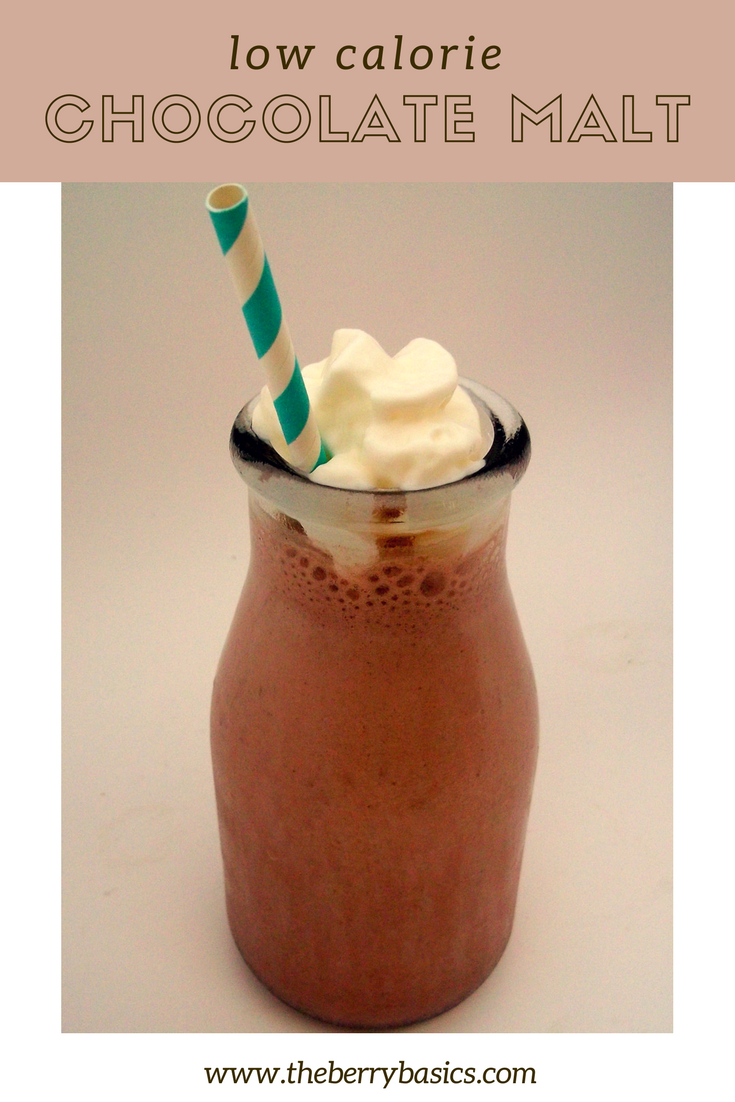 Low Calorie Chocolate Malt Recipe — The Berry Basics