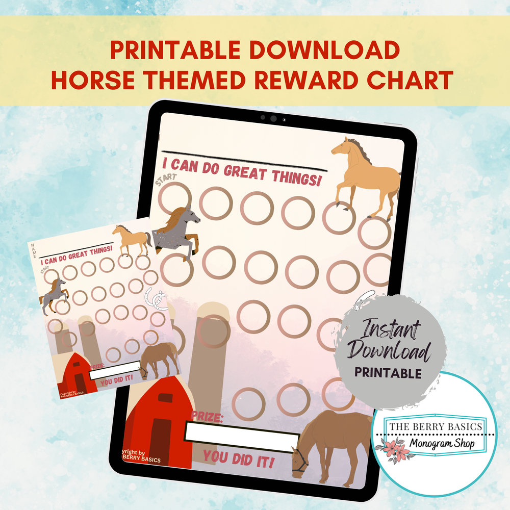 Under the Sea Reward Chart Printable — The Berry Basics
