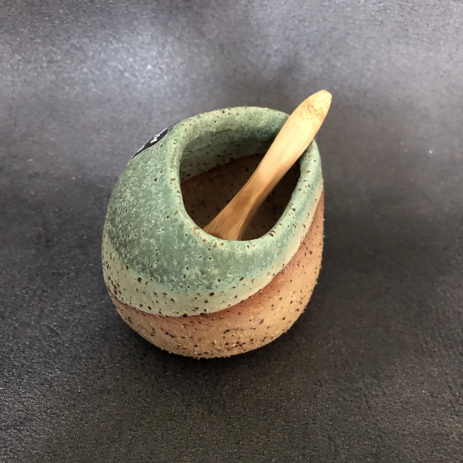 small . salt pigs — burnt sand pottery