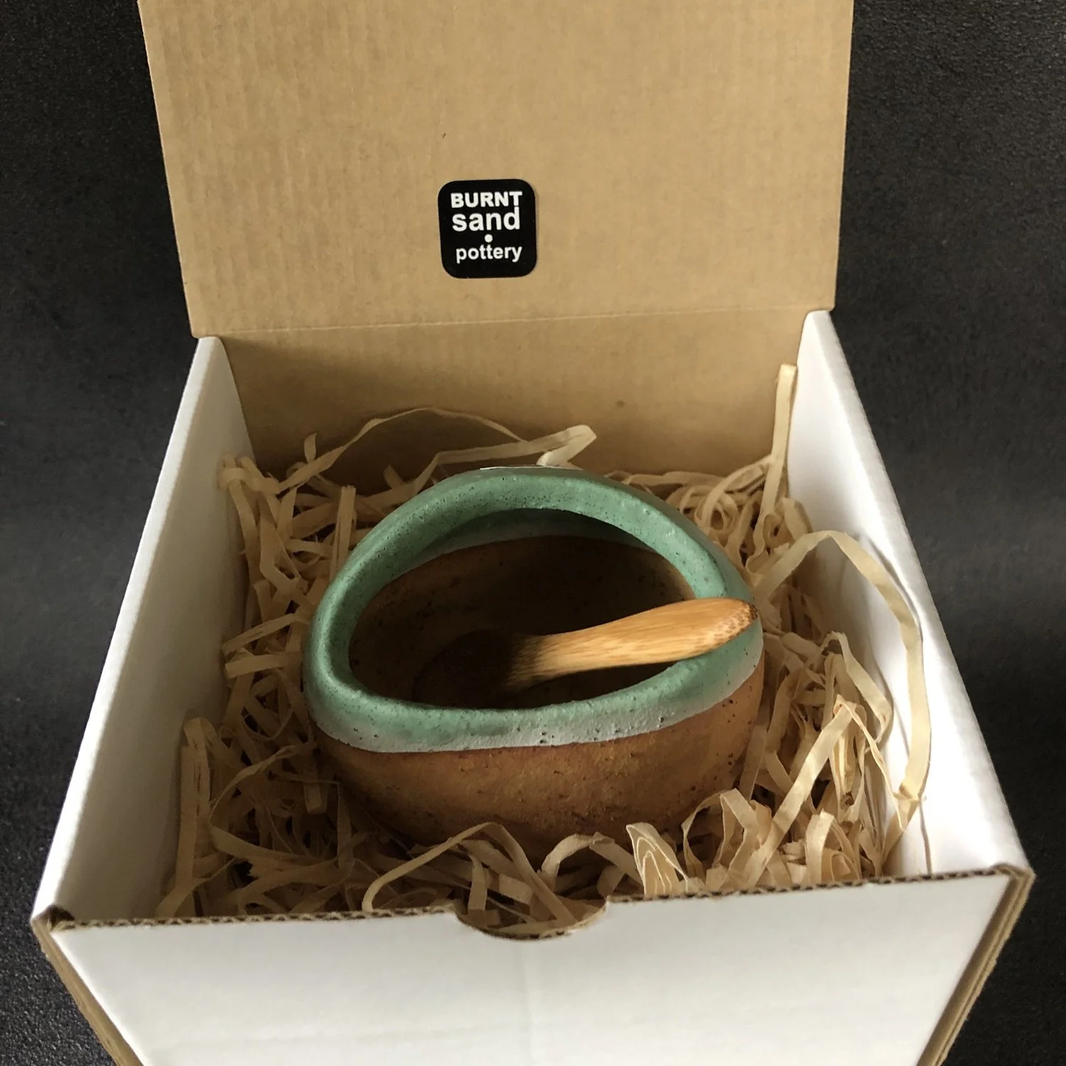 small . salt pigs — burnt sand pottery