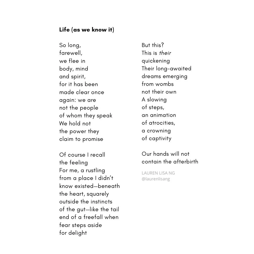 Life (as we know it) — Lauren Lisa Ng