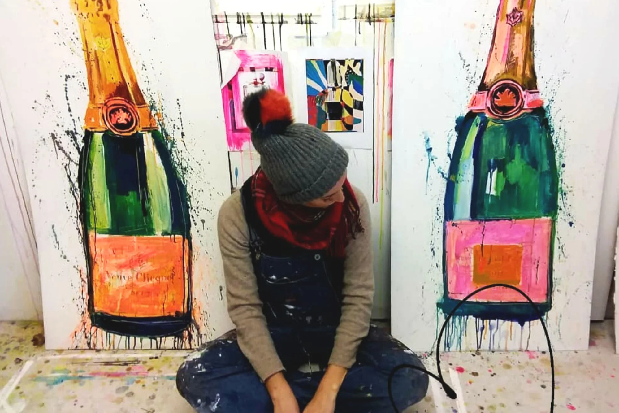 New Hand Painted Veuve Clicquot Prints — Pop & Toast