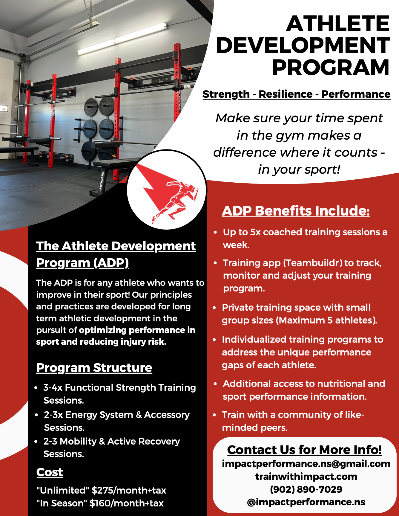 Athlete Development Program (ADP) — Impact Performance